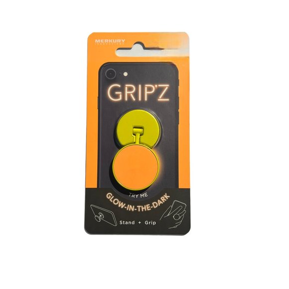 merkury | Accessories | Merkury Gripz Universal Yellow Orange Glow In ...
